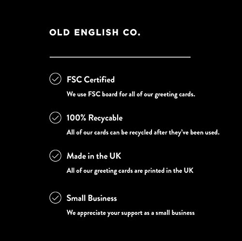 Old English Co. Funny Happy Birthday Card for Him - Birthday King Gold Crown for Son, Dad, Brother, Nephew, Friend | Blank Inside with Envelope