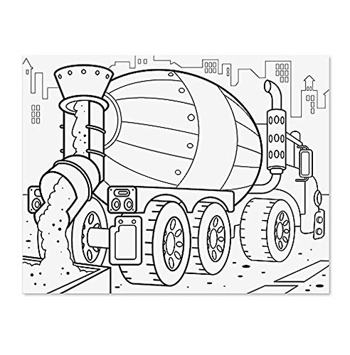 Melissa & Doug Jumbo 50-Page Kids' Coloring Pads Set - Animals, Vehicles, and More