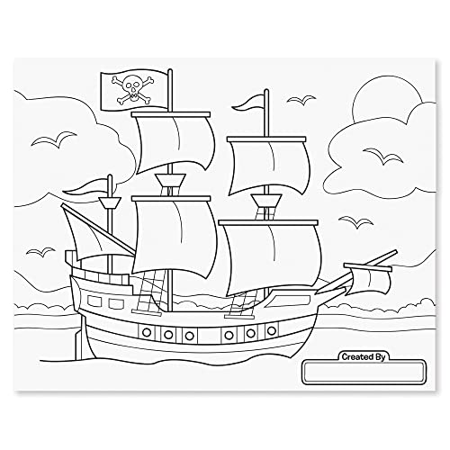 Melissa & Doug Jumbo 50-Page Kids' Coloring Pads Set - Animals, Vehicles, and More