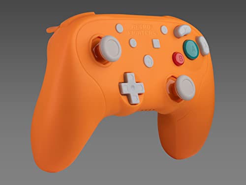 Retro Fighters BattlerGC Wireless Controller - Gamecube, Game Boy Player, Switch & PC Compatible (Orange)