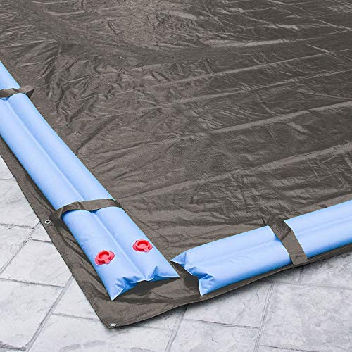 Robelle Magneisum 592040R Magnesium Winter Cover for In-Ground Swimming Pools, 20 x 40-ft, Brown