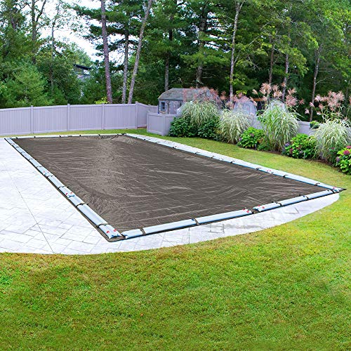 Robelle Magneisum 592040R Magnesium Winter Cover for In-Ground Swimming Pools, 20 x 40-ft, Brown