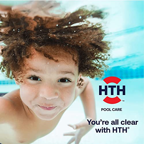 HTH Pool Care 6-Way Test Strips, Swimming Pool Water Chemical Tester, 30 Strips