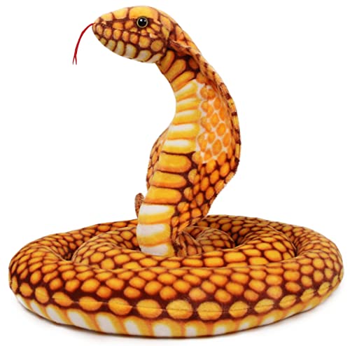 VIAHART Qamra The Queen Cobra - 102 Inch Stuffed Animal Plush - by Tiger Tale Toys