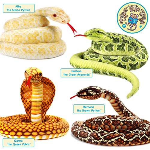 VIAHART Qamra The Queen Cobra - 102 Inch Stuffed Animal Plush - by Tiger Tale Toys