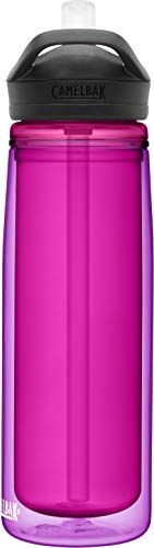 CamelBak eddy+ Water Bottle with Tritan Renew – Straw Top Insulated 20oz, Amethyst