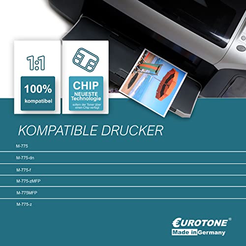 Eurotone Remanufactured Toner for HP Laserjet Enterprise 700 Color MFP M 775 z Plus Replaces CE342A 651A