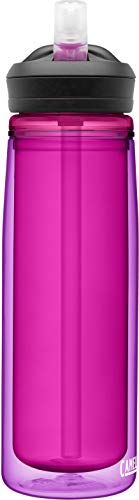 CamelBak eddy+ Water Bottle with Tritan Renew – Straw Top Insulated 20oz, Amethyst