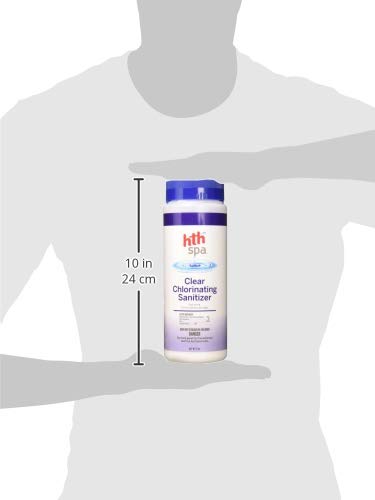 HTH Spa 86230 Clear Chlorinating Sanitizer Spa and Hot Tub Cleaner, 2 lbs