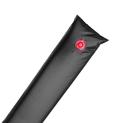 Robelle 3808-BLK-12 Deluxe 16g. Single-Chamber 8-Foot Black Winter Water Tube For Swimming Pool Covers, 12-Pack