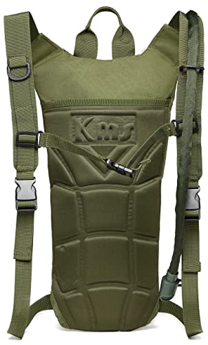 ATBP Military 3L Hydration Pack Reservoir Water Bladder Daypack Camel Backpack Hydration Pack with Water Bladder,Lightweight,BPA Free,for Running Cycling Hiking