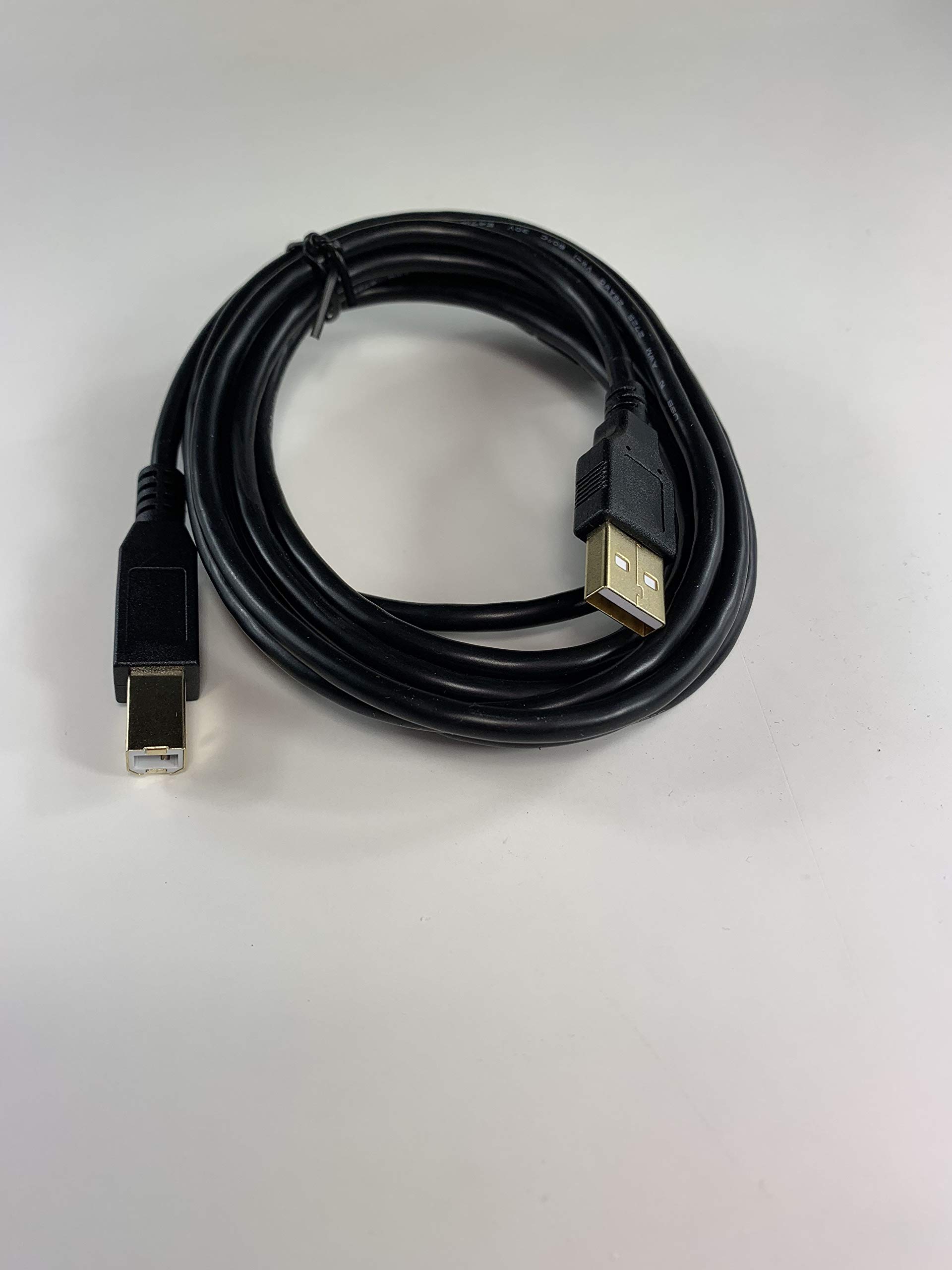 OMNIHIL High Speed 2.0 USB Data Trasfer Cable + AC Power Cord Compatible with HP Laserjet Pro Enterprise 100, 200, 300, 400, 500, 600, 700 Series Printers