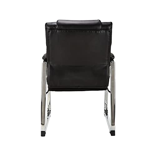 STAPLES Sonada Faux Leather Guest Chair, Black, 2/Pack (28364-Ccvs)