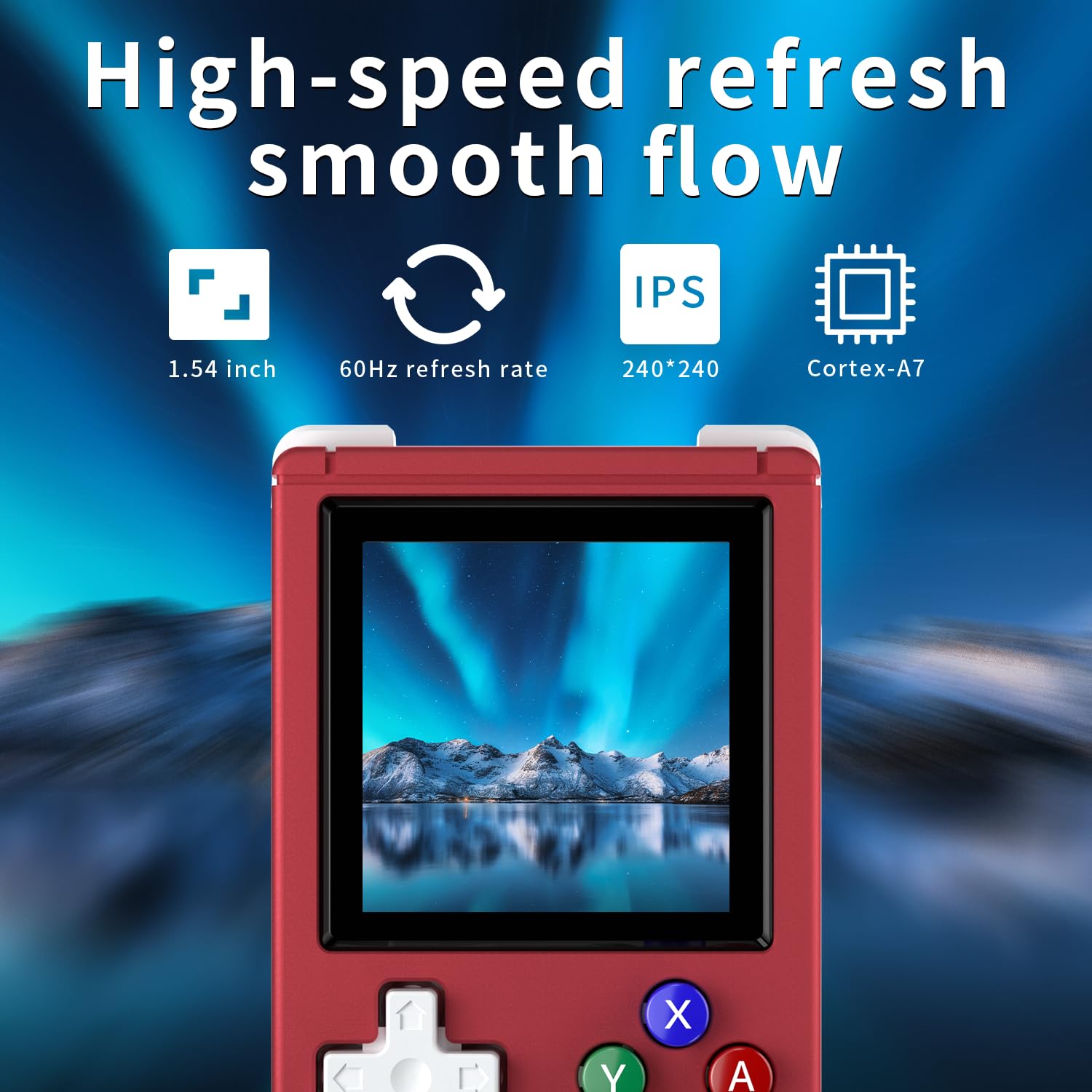 RG Nano Pocket Mini Video Handheld Game Console Keychain 1.54" IPS Screen Aluminum Alloy Game Player Linux System 64G TF Card Preload 5360 Classic Games 1050mAh Battery Hi-fi Speaker