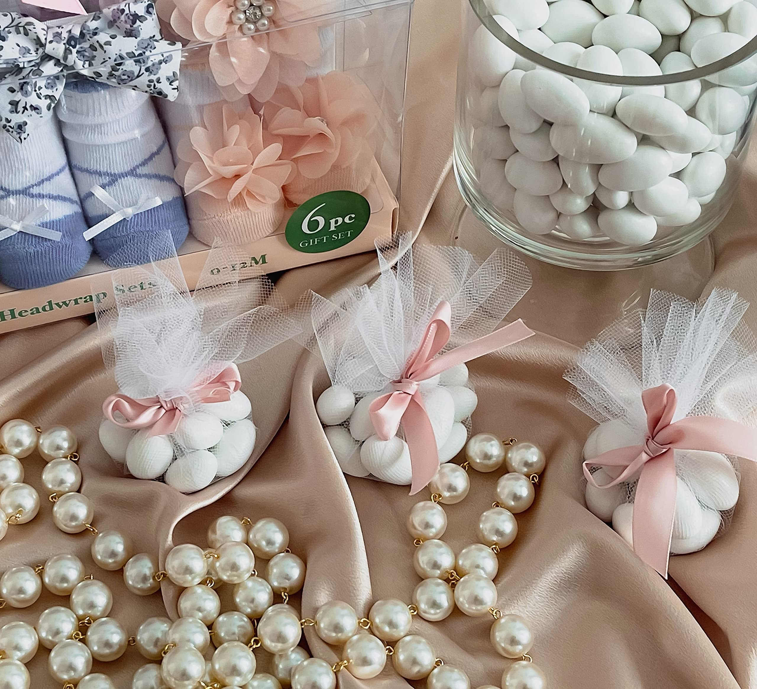White Jordan Almonds Candy Bulk | 5LB | Candy Covered Almond - Wedding Favors - With Sweet Hard Candy Coating - Italian Confetti | Five Pounds I Made in USA