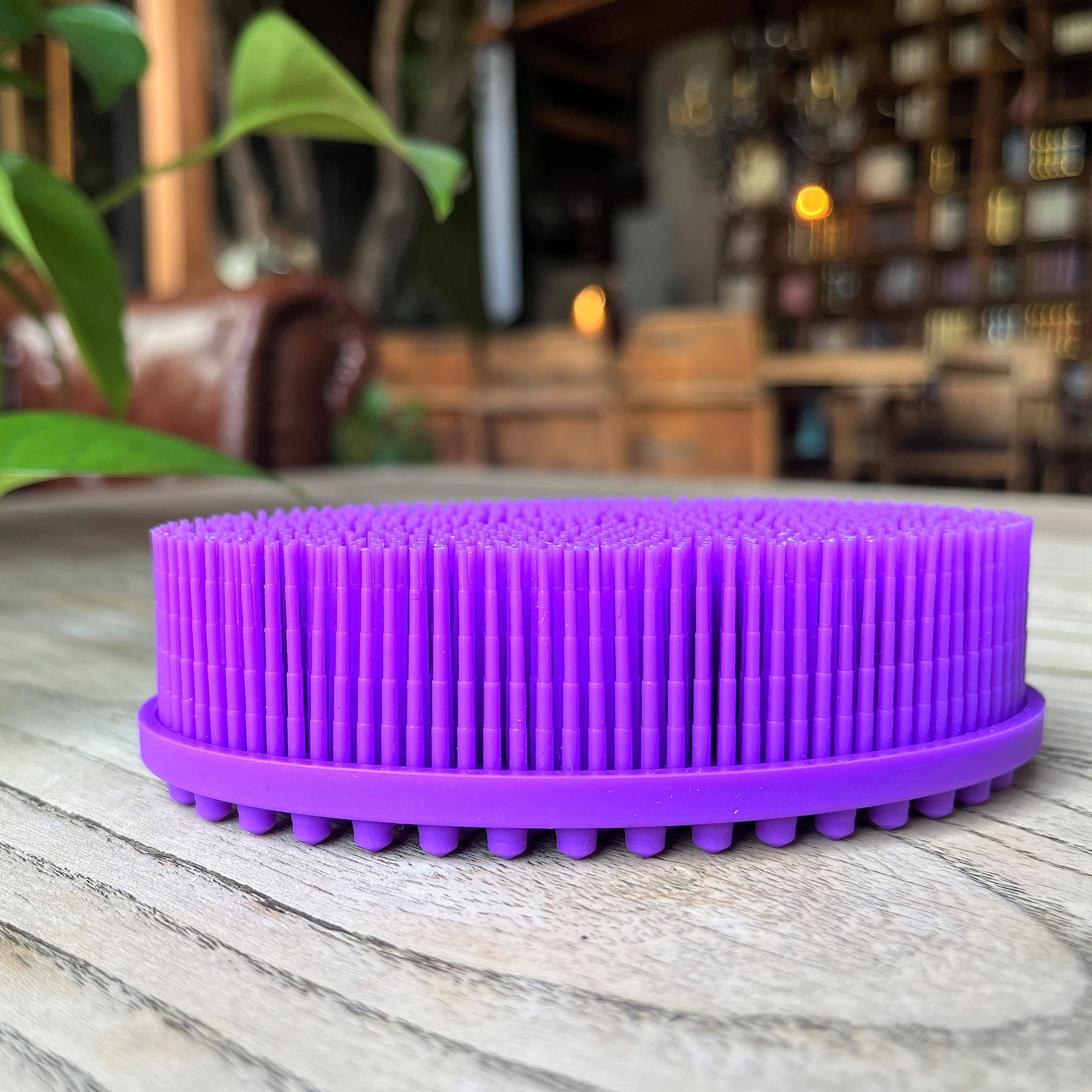 Premium Sensory Brush for Kids or Autism,Soft Silicone Body Scrubber,2 in 1 Sensory Room Occupational Therapy Sensory Brushes,Silicone Loofah,Pets Shower Brush Bath Brush Shampoo Brush