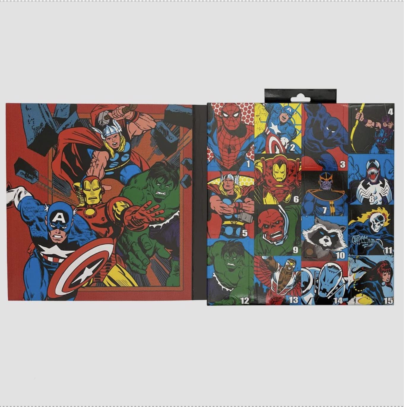 Men's Marvel 15 Days of Socks Advent Calendar 15pk