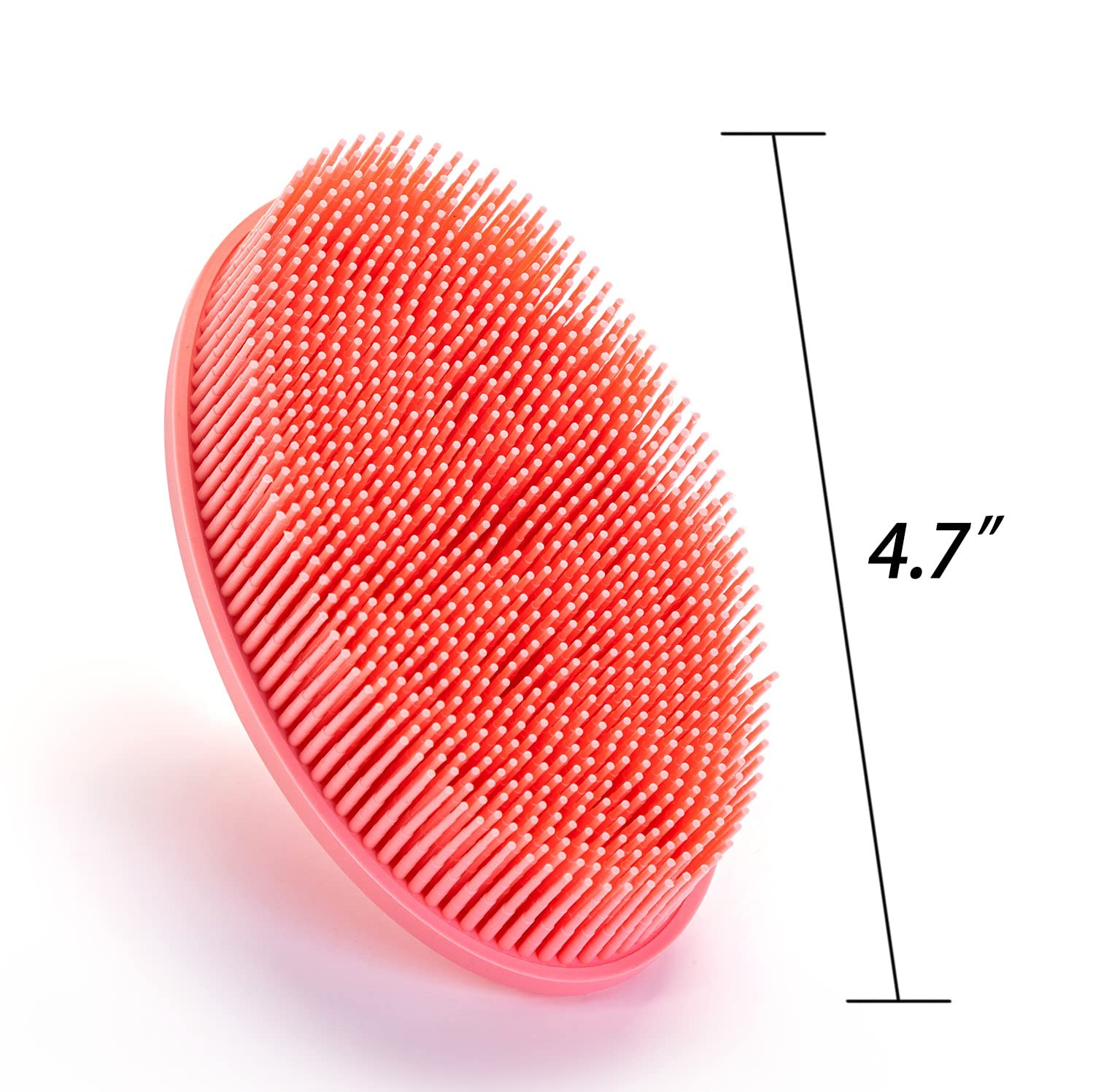 Premium Sensory Brush for Kids or Autism,Soft Silicone Body Scrubber,2 in 1 Sensory Room Occupational Therapy Sensory Brushes,Silicone Loofah,Pets Shower Brush Bath Brush Shampoo Brush