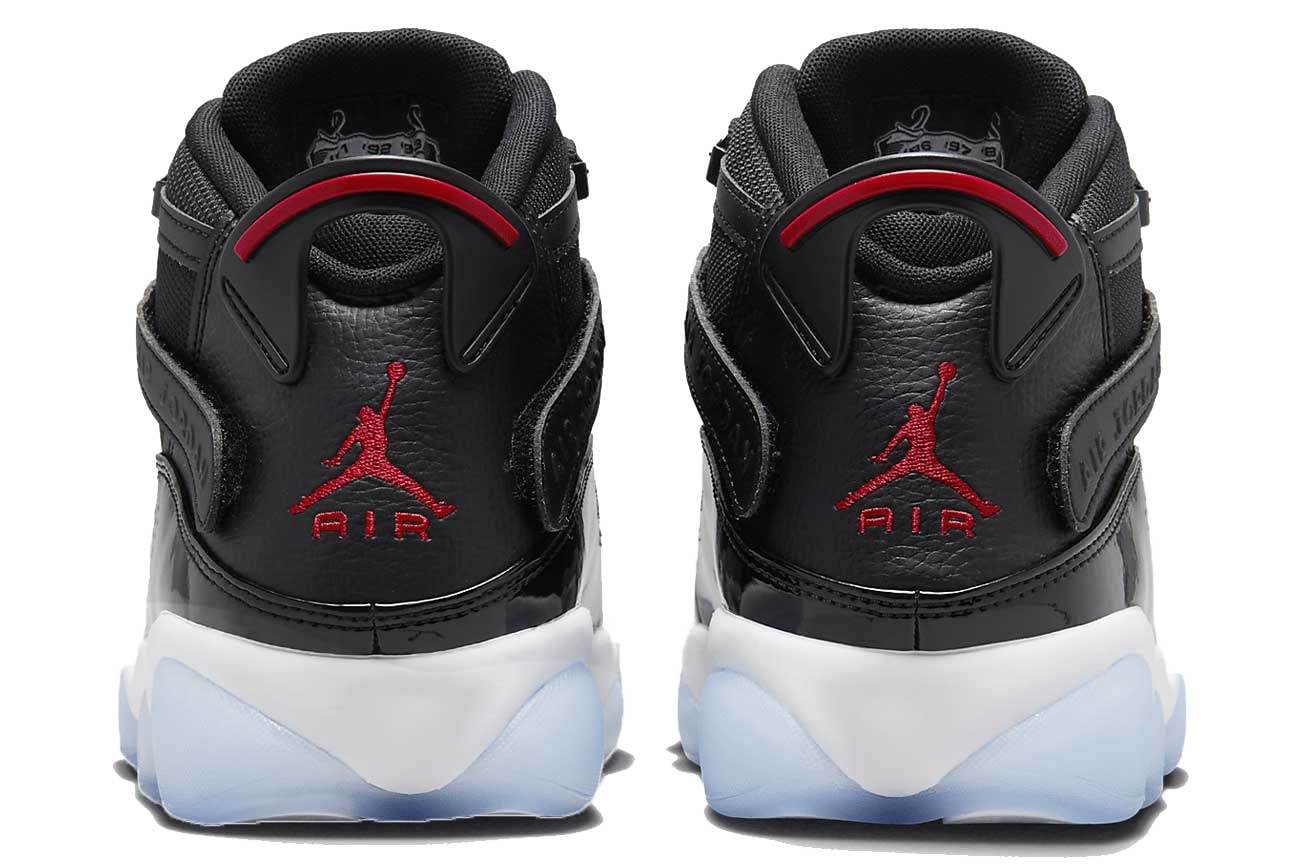 Nike Jordan 6 Rings, Black/Gym Red-White 322992 064 (us_Footwear_Size_System, Adult, Men, Numeric, Medium, Numeric_11)