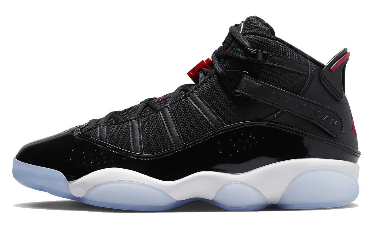 Nike Jordan 6 Rings, Black/Gym Red-White 322992 064 (us_Footwear_Size_System, Adult, Men, Numeric, Medium, Numeric_11)