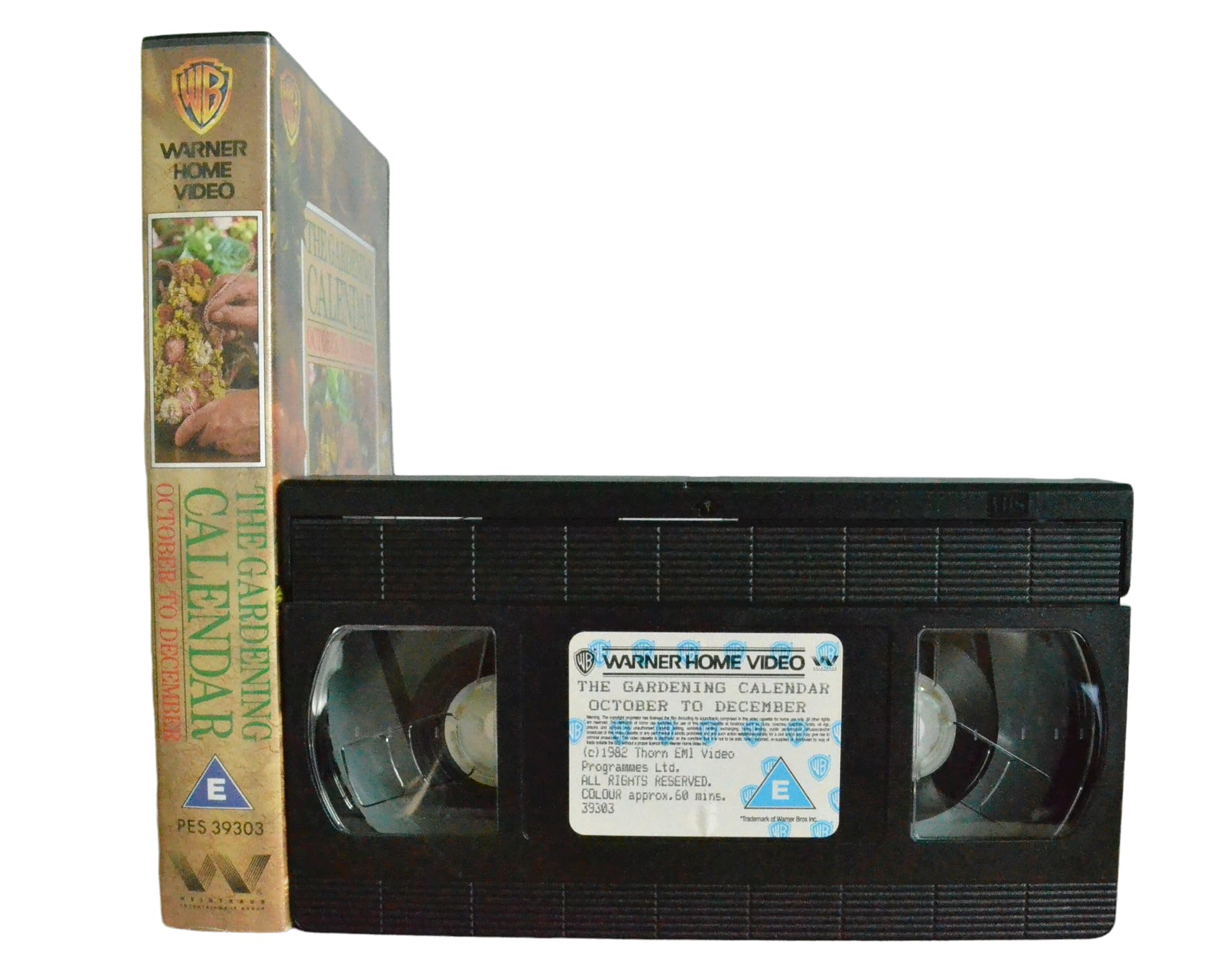 The Gardening Calendar - October To December - Robert Bronzi - Warner Home Video - Children - Pal VHS