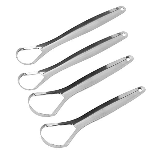 2pcs Tongue Scrubber, Copper Tongue Scraper, Best Tongue Scraper for Reducing Bad Breath and Refreshing Lips, Suitable for Everyone(Trumpet)