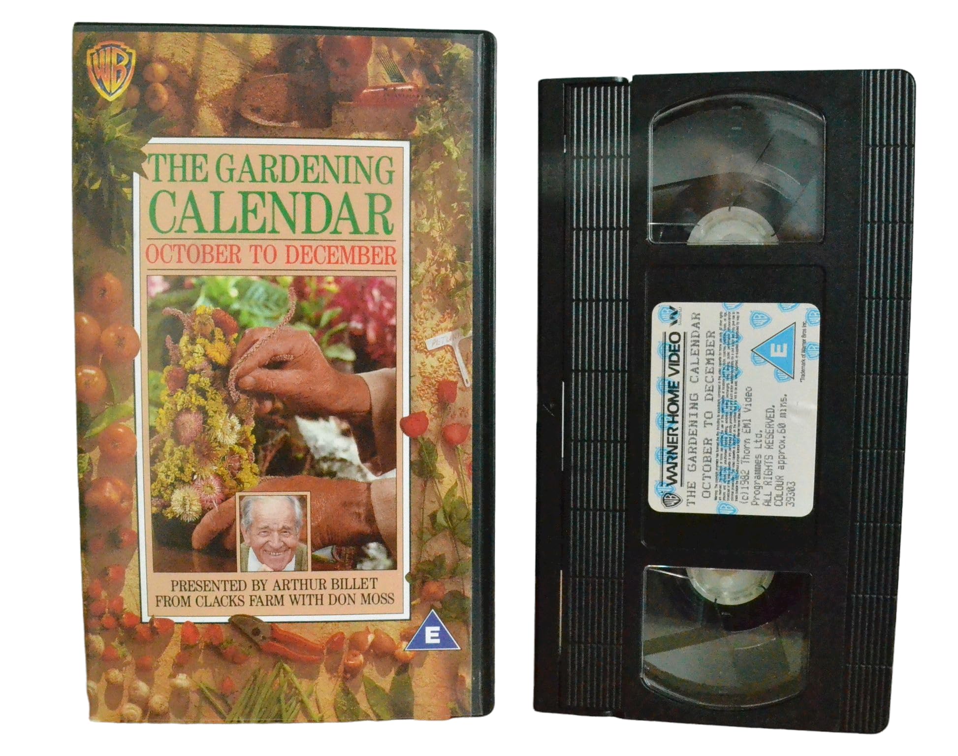 The Gardening Calendar - October To December - Robert Bronzi - Warner Home Video - Children - Pal VHS