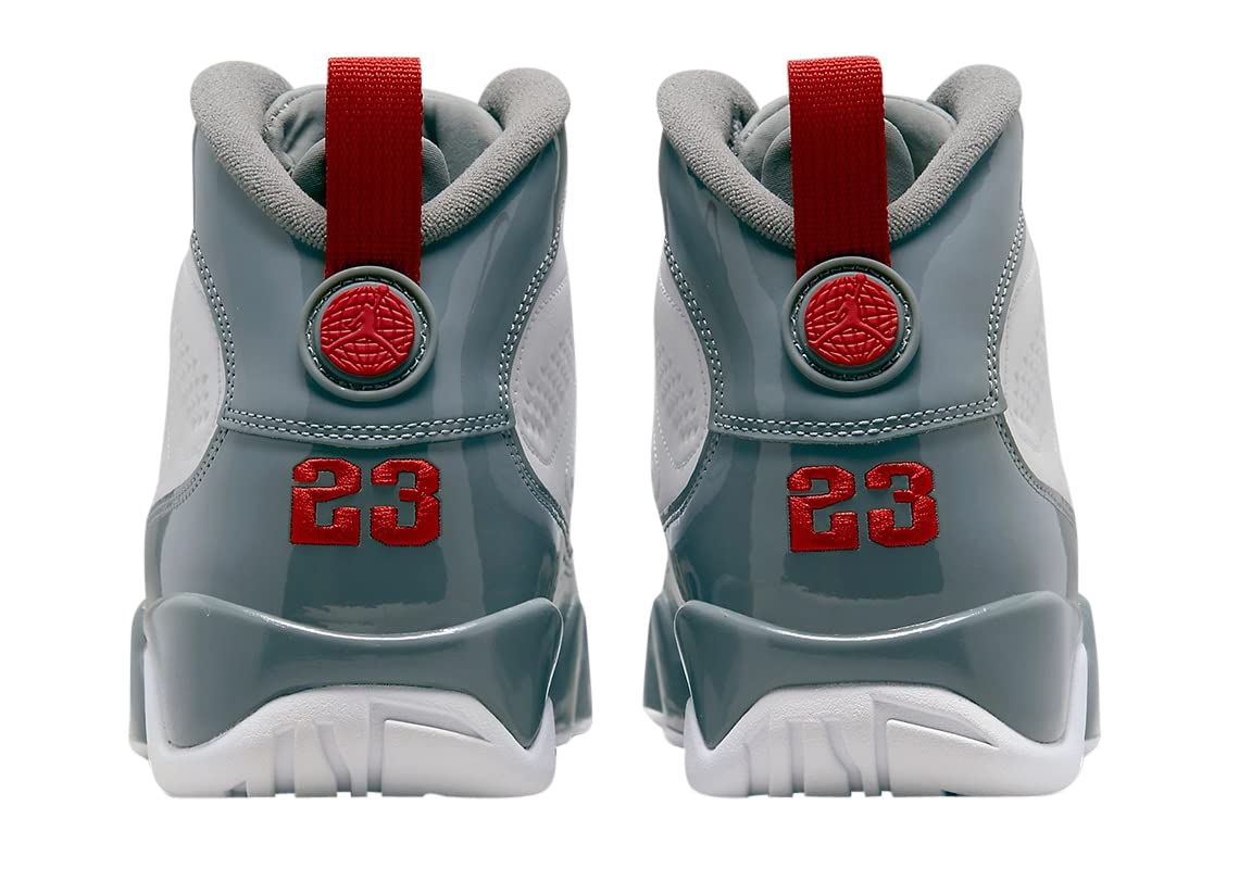 Jordan Mens Air 9 CT8019 162 Fire Red - Size 9, Ice Blue/Black Sail-white