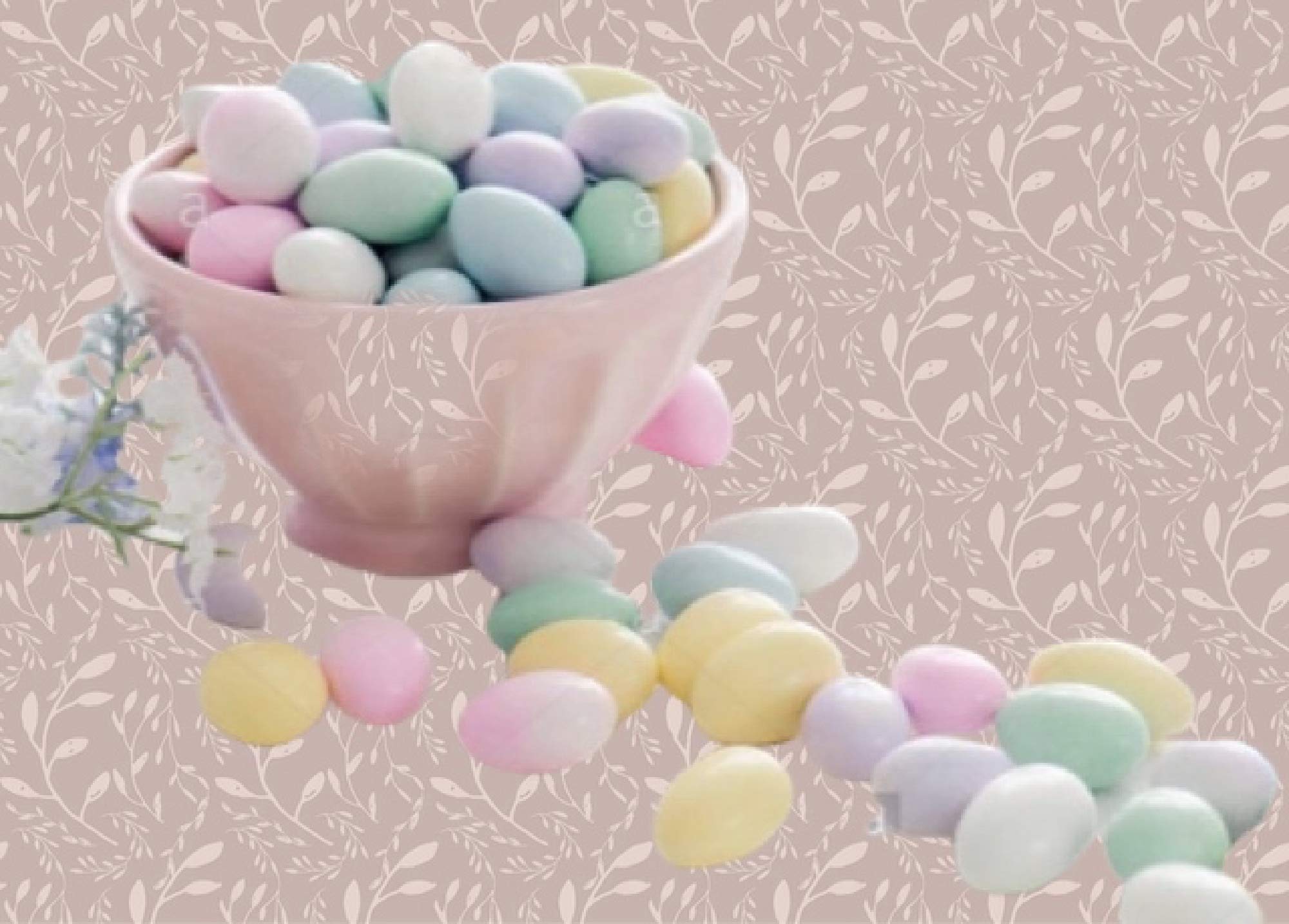 Sconza Assorted Jordan Almonds | Candy Coated California Almonds | Made in the USA |Pack of 1 (16 Ounce)