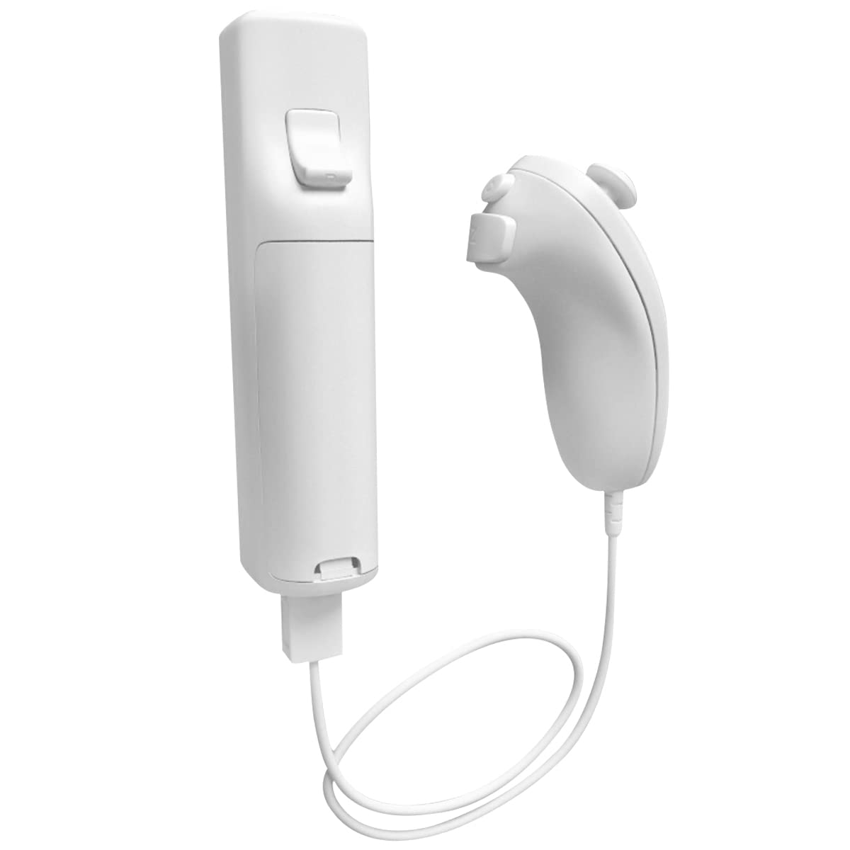 MOLICUI Wii Controller Motion Plus with Nunchuck,Wii Remote Controller Compatible with Nintendo Wii/Wii U with Wrist Strap and Case,White