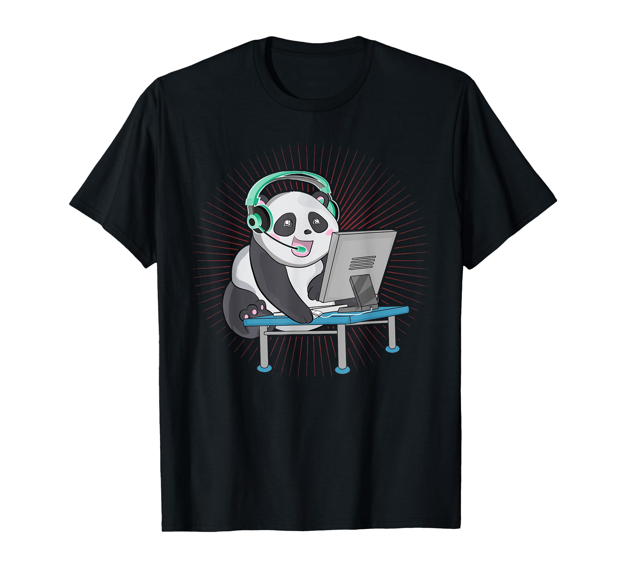 Gaming Panda Console PC Gamer Gift T-Shirt