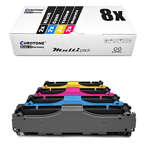 Eurotone 8X Remanufactured Toner for HP Laserjet Enterprise 700 Color MFP M 775 z Plus Replaces CE340A-43A 651A