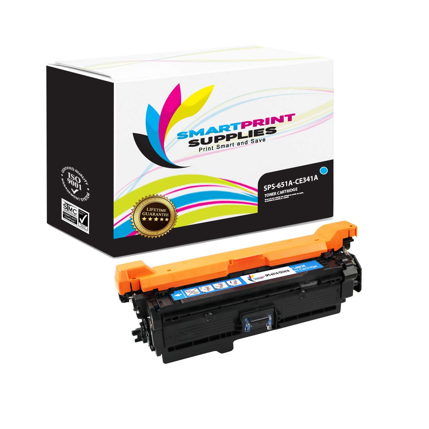 Smart Print Supplies Compatible 651A CE341A CE342A CE343A Toner Cartridge Replacement for HP Color Laserjet MFP M775D, Enterprise 700 M775DN M775Z+ Printers (Cyan, Magenta, Yellow) - 3 Pack