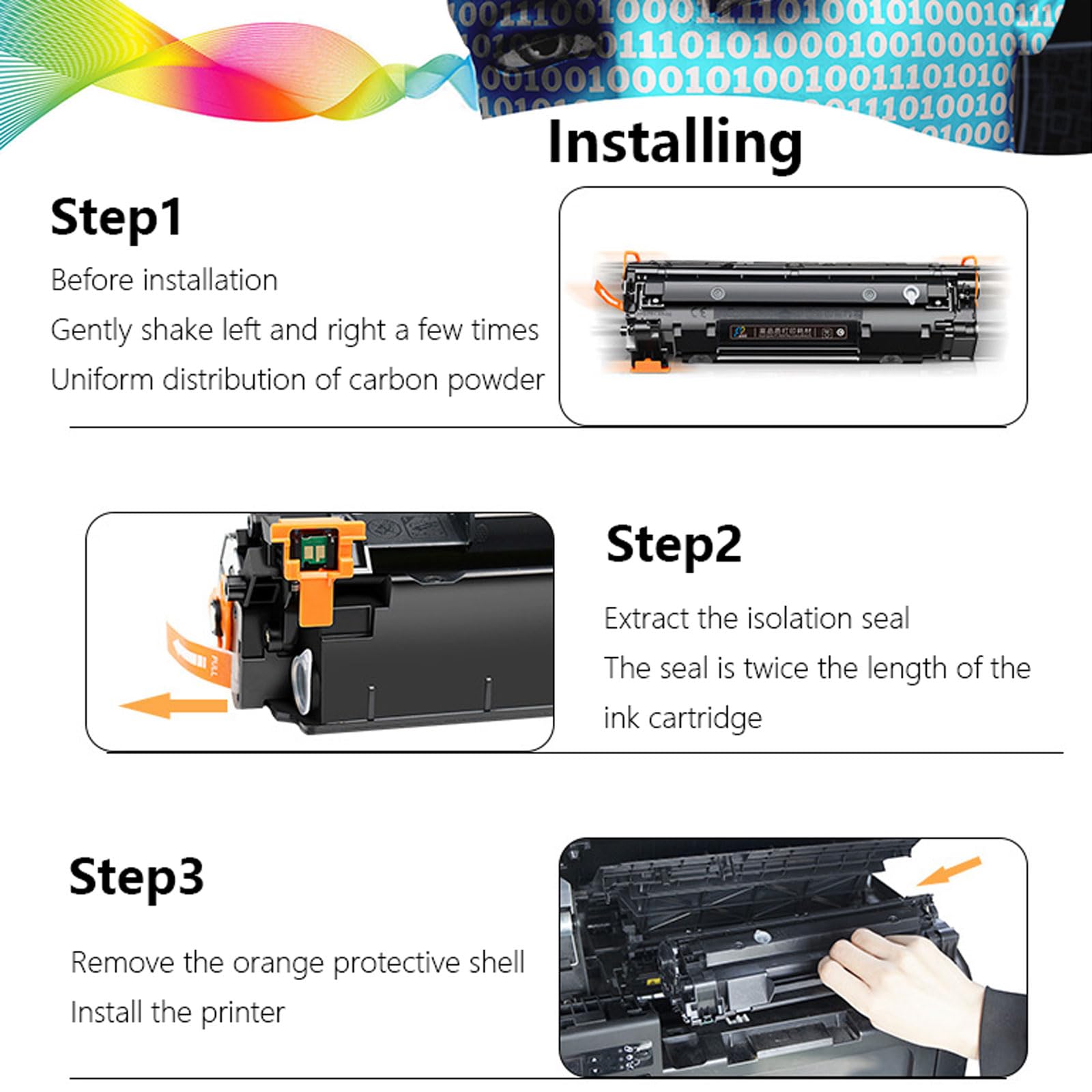14A Black Toner Cartridge Compatible for HP Laserjet Enterprise MFP 700 M712 M712n M725 M725dn M712dn M725f M725z M712xh 14X CF214X High-Yield CF214A Black x2