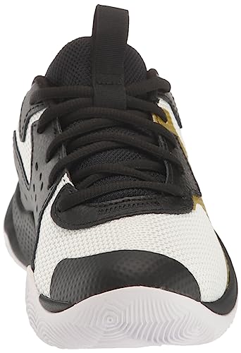 Under Armour Unisex Pre School Jet '23, (100) White/Black/Metallic Gold, 2, US