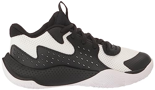 Under Armour Unisex Pre School Jet '23, (100) White/Black/Metallic Gold, 2, US