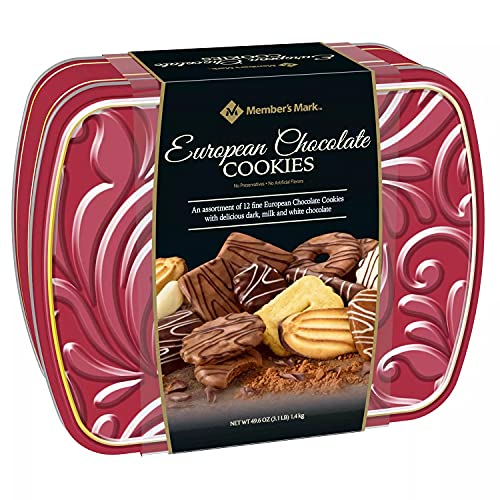Member's Mark European Chocolate Cookie Product Of Germany Net Wt (49.4 Oz)-SET OF 2
