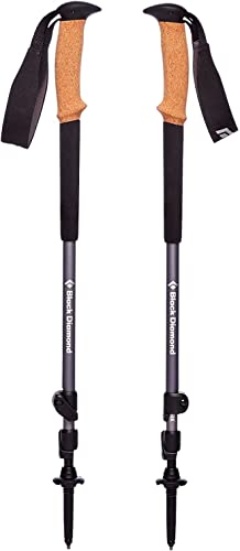 Black Diamond Mens Trail Cork Trekking Poles, Granite, One Size