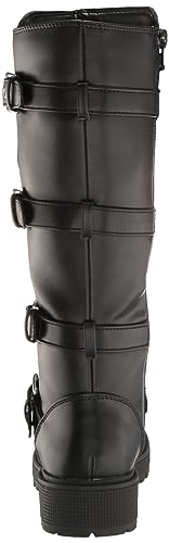 Steve Madden Girls Shoes Girls Brookee Motorcycle Boot, Black, 2 Little Kid