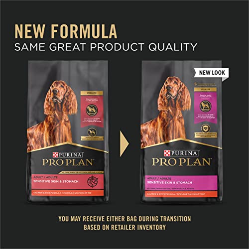 Purina Pro Plan Sensitive Skin and Stomach Dog Food Salmon and Rice Formula - 30 lb. Bag