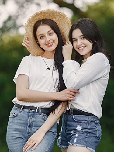 HUASAI Game Controller Necklaces Promise Pendant Necklace Bff Friendship Necklace for Her Game Console Couples Necklace(Black)