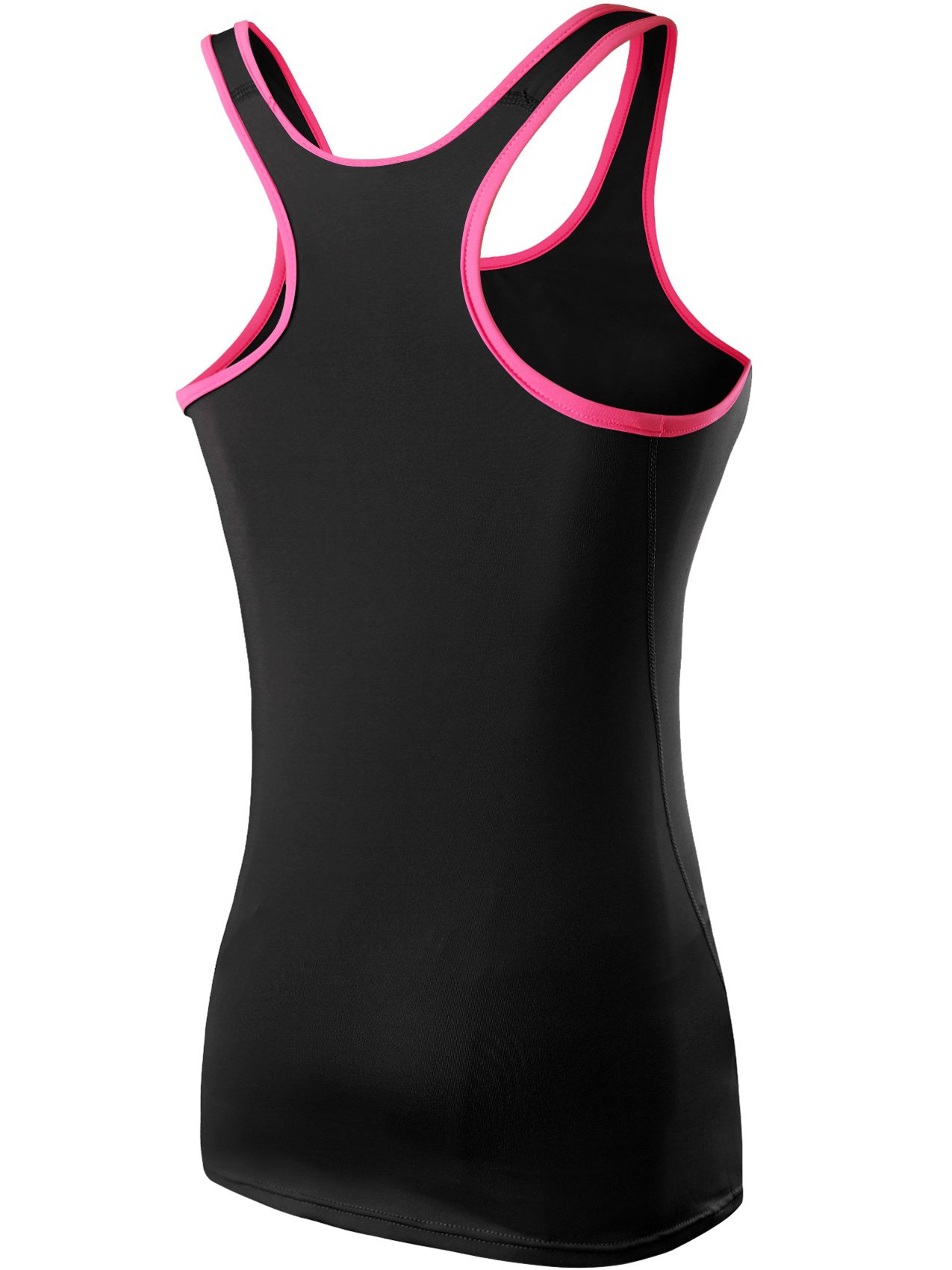 NELEUS Women's 3 Pack Compression Athletic Tank Top for Yoga Running,Blue,Green,Rose,EU 2XL,US XL