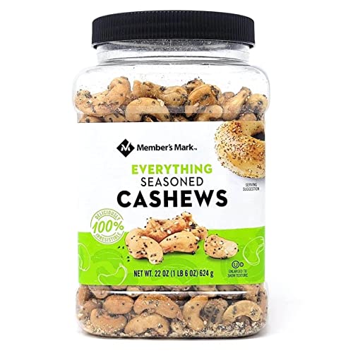 Member's Mark Everything Seasoned Cashews (22 Ounce) 1 pack