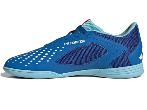 adidas Soccer Predator Accuracy.4 Indoor (Little Kid/Big Kid) Bright Royal/White/Bliss Blue 2 Little Kid M