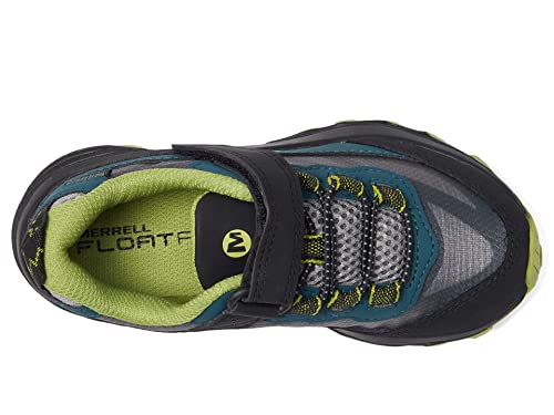 Merrell Moab Speed Low Alternative Closure Waterproof Hiking Shoe, Green, 2 US Unisex Big Kid