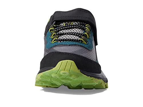 Merrell Moab Speed Low Alternative Closure Waterproof Hiking Shoe, Green, 2 US Unisex Big Kid