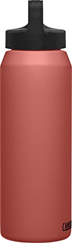 CamelBak Carry Cap Bottle - Vacuum Insulated Stainless Steel - Easy Carry, 32 oz, Terracotta Rose