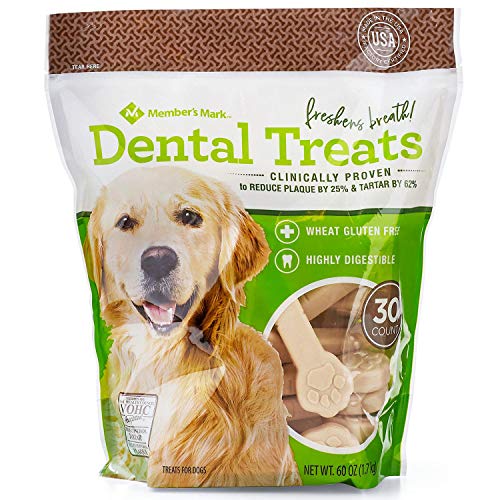 Member's Mark Dental Chew Treats for Dogs 30 ct. / 2 Pack