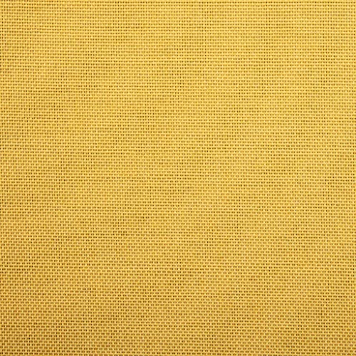 vidaXL Swivel Dining Chairs 2 pcs Yellow Fabric
