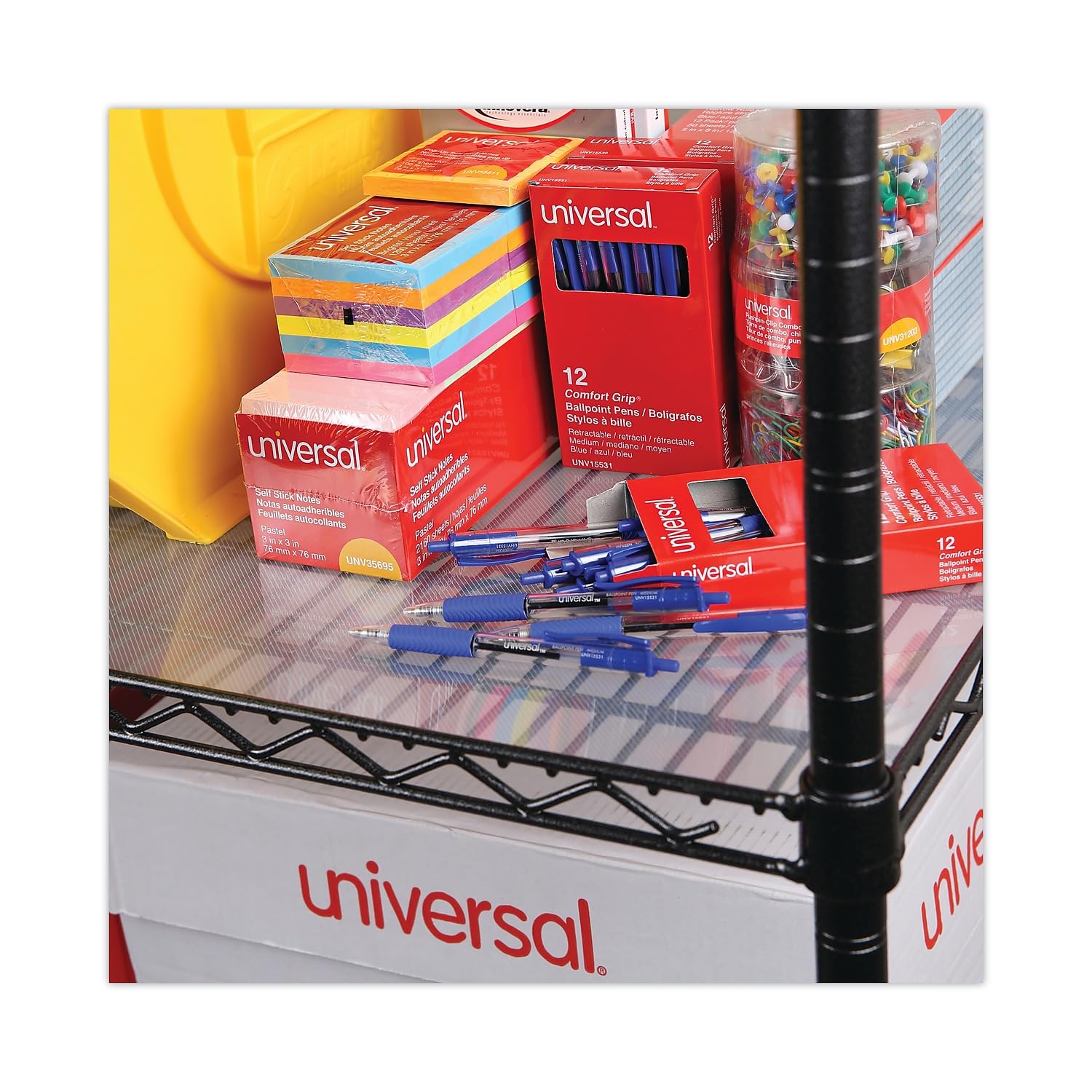 Alera Sw59sl4818 Shelf Liners For Wire Shelving, Clear Plastic, 48W X 18D, 4/Pack